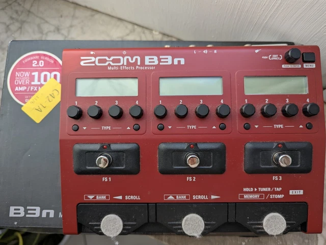ZOOM B3N MULTIEFFETTO Amp Simulator per basso EUR 125,00 - PicClick IT