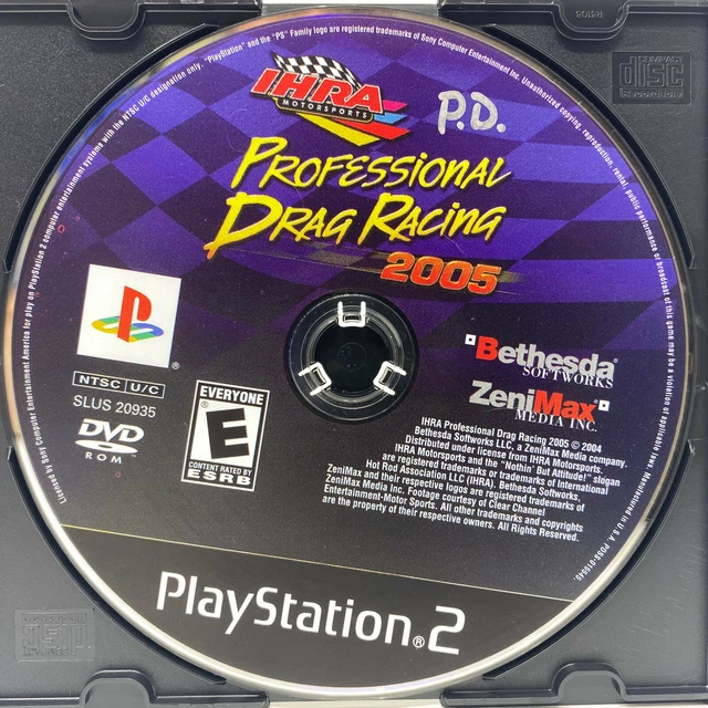 IHRA PROFESSIONAL DRAG Racing 2005 (Sony PlayStation 2 PS2) *GAME DISC ...