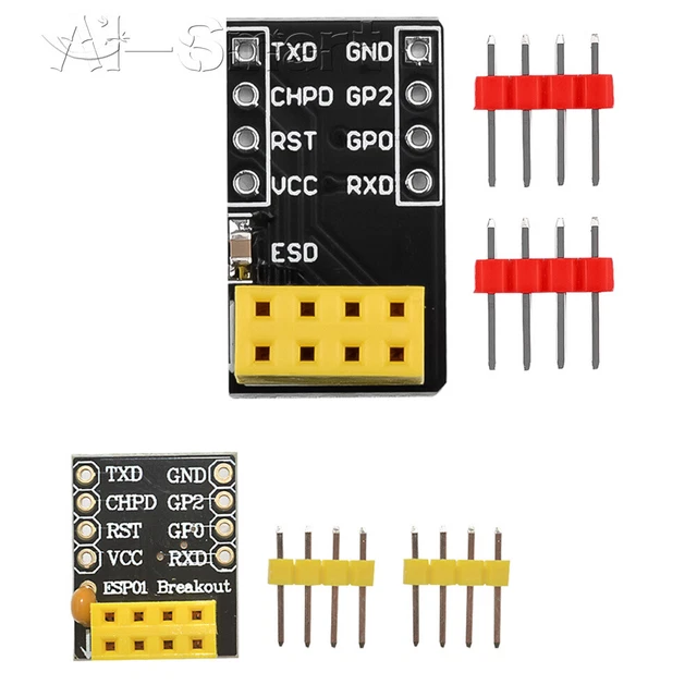 BREAKOUT BOARD BREADBOARD Adapter for ESP-01/01S ESP8266 Wifi ...