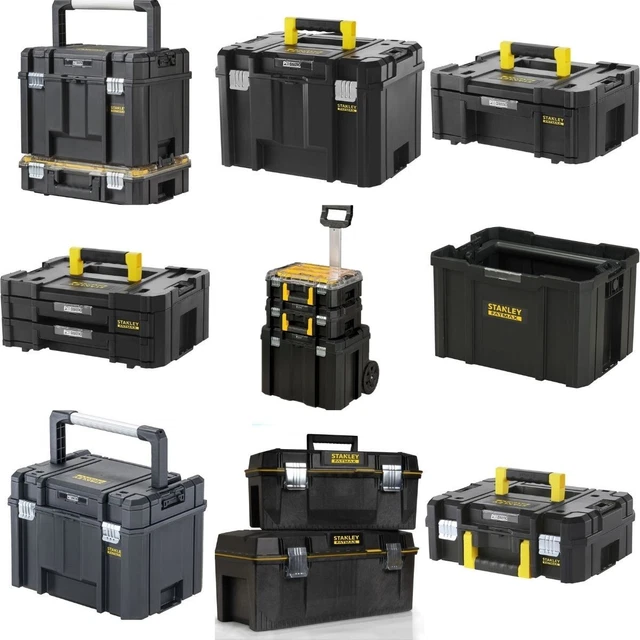 STANLEY FATMAX TOOL Box SET Pro-Stack Toolbox Rolling W/ Organiser ...
