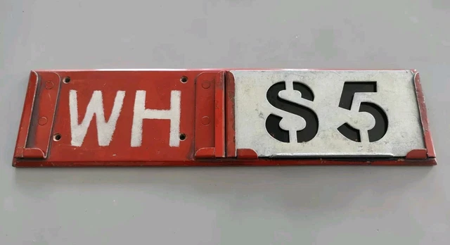 RARE ORIGINAL LONDON Transport Routemaster Stencil Plate Holder West ...