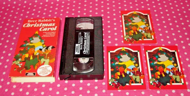 BRER RABBIT'S CHRISTMAS Carol VHS Video Tape with 3 Post Cards 1992 £20 ...
