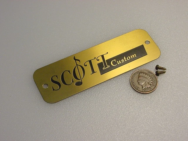 SCOTT CUSTOM MONOBLOCK tube amplifier NAMEPLATE (RARE PART!) £15.28 ...