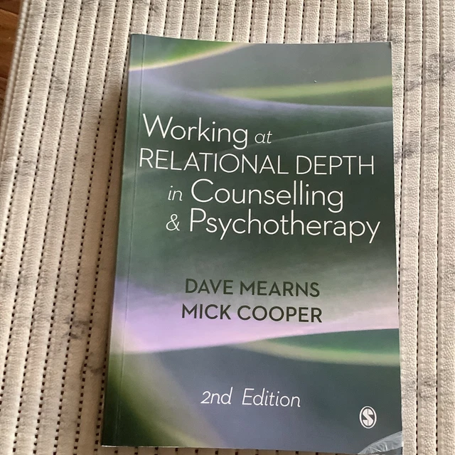 WORKING AT RELATIONAL Depth in Counselling & Psychotherapy, Paperback ...