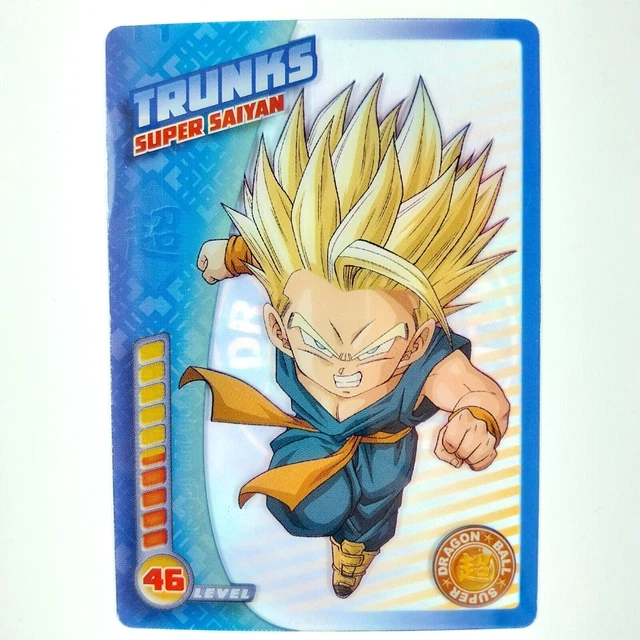 CARTE DRAGON BALL Super Trading Cards N°36 Trunks Super Saiyan Panini ...