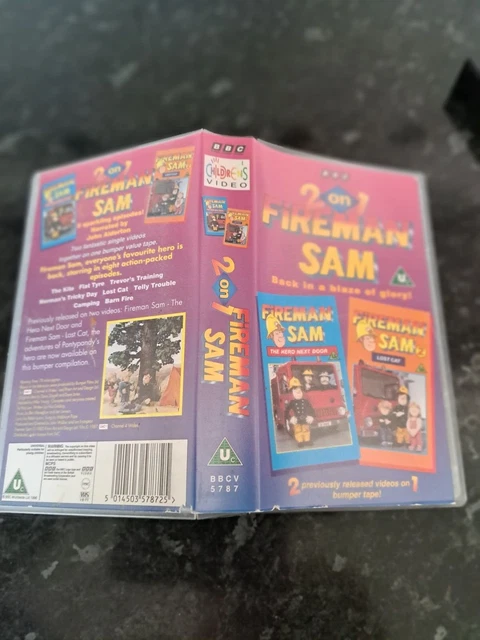 FIRMAN SAM 2 On 1 Vhs Video The Hero Next Door And Lost Cat Plus Other ...