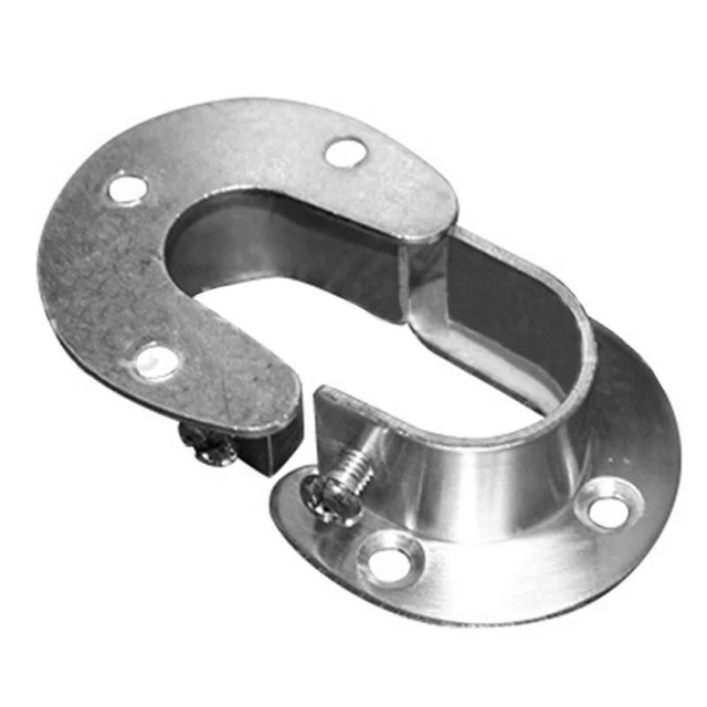 TUBE SUPPORT GARDE-ROBE rond Placard Tuyau Suspendu Embout à rotule ...