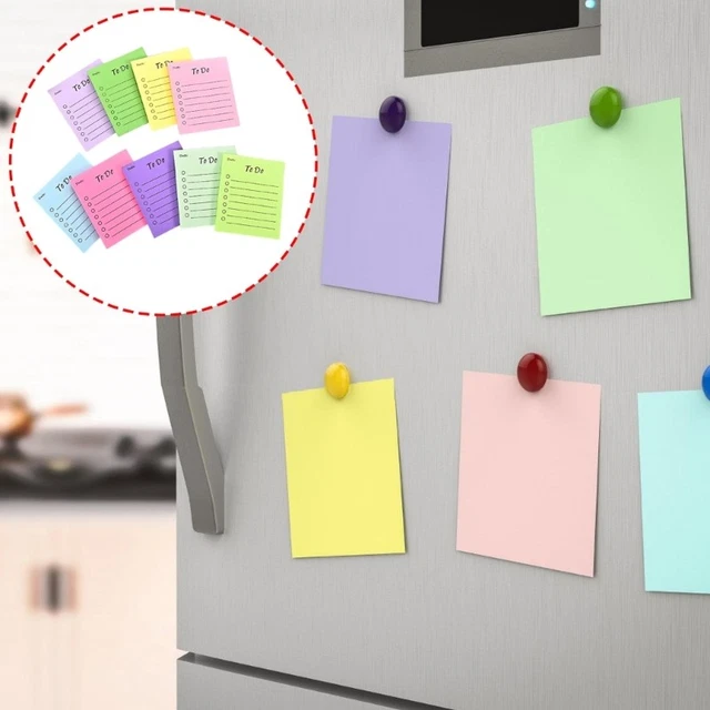 MEMOS PAD EASY to Use To-Do List Stickier Note Lined Writing Pad Paper ...