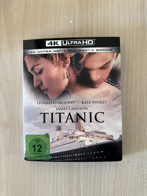 TITANIC VON JAMES CAMERON - 4K ULTRA HD + Blu-ray Wie NEU EUR 30,00 - PicClick DE