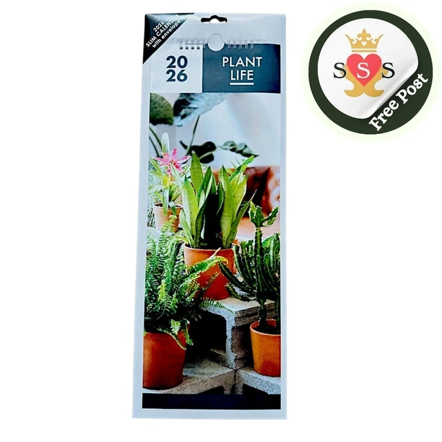 SLIM CALENDAR OF Planet Life with Envelope 2026 £4.50 - PicClick UK