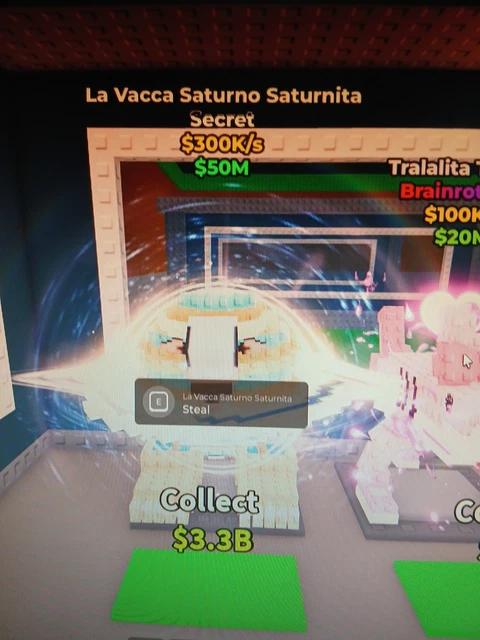 LA VACCA SATURNO Saturnita steal a brainrot roblox EUR 2,00 - PicClick FR