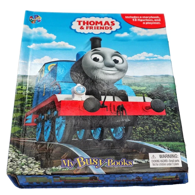 THOMAS & FRIENDS My Busy Book Includes Storybook 12 Figurines & the ...