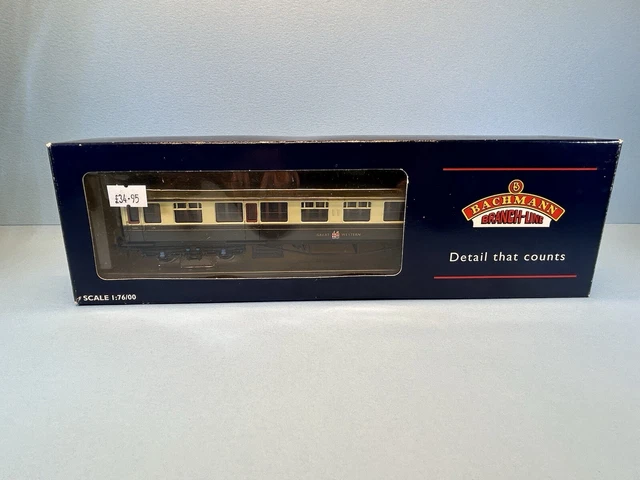BACHMANN 'OO' 34-050C Collett 3Rd Choc/Cream Gwr Hawksworth Style ...