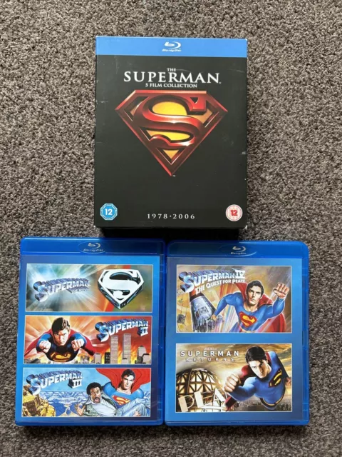 SUPERMAN 5 FILM Blu-ray Collection Boxset EUR 27,96 - PicClick IT SUPERMAN 5 FILM Blu-ray Collection Boxset EUR 27,96 - PicClick IT