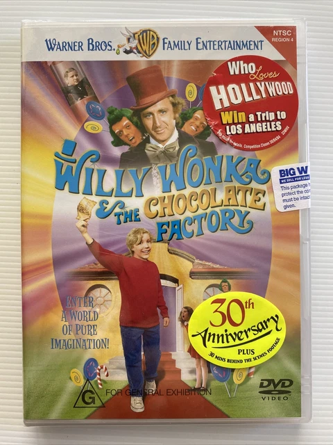 DVD - WILLY WONKA & THE CHOCOLATE FACTORY (1971) R4 - Gene Wilder NEW ...