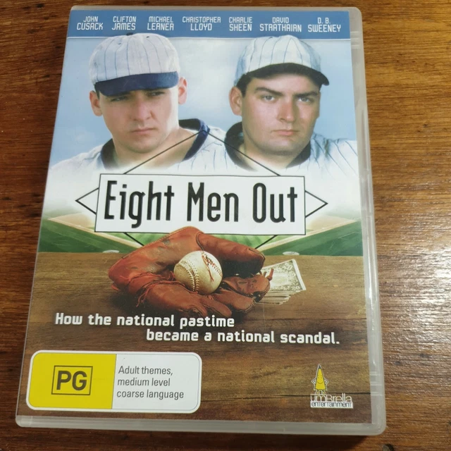 EIGHT MEN OUT DVD R4 FREE POST John Cusack, Christopher Lloyd, Charlie ...