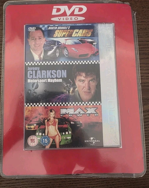 MAX POWER/JEREMY CLARKSONS Motorsport Mayhem/Super Cars (DVD) **RARE ...