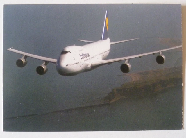 AK AIRLINER PLANE Flugzeug LUFTHANSA Boeing 747-200 airline issued ...