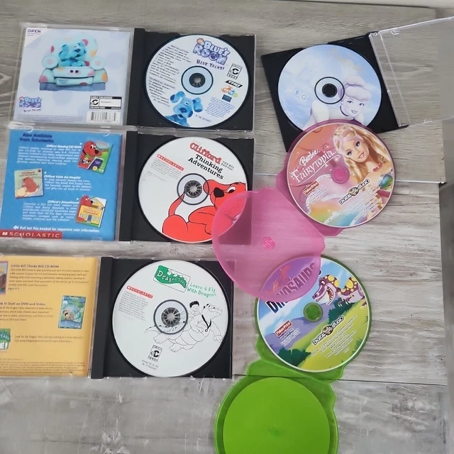 MIX LOT OF 20 PC CD Rom Home School Children Kids Learning Fun Activity ...
