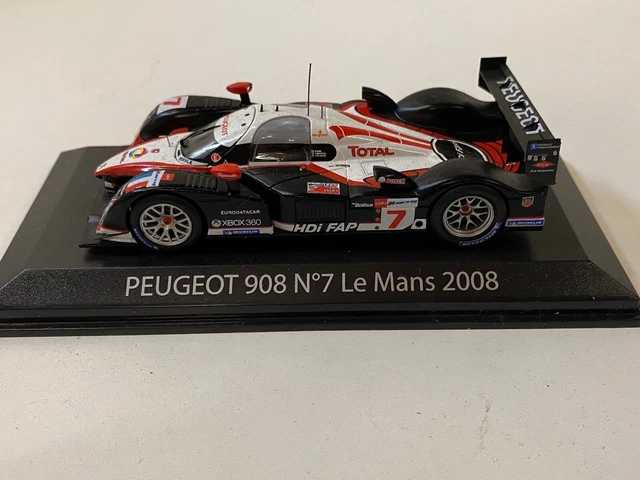 PEUGEOT 908 TDI Le Mans WEC 2008 #7 1:43 1/43 24h Norev EUR 14,90 ...