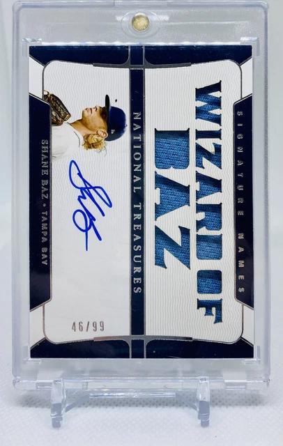 SHANE BAZ 2022 Nomi firma tesori nazionali auto /99 Wizard of Baz RAYS ...