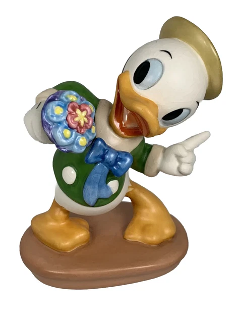 WALT DISNEY MR Duck Steps Out Tag Along Trouble Huey Figurine WDCC some ...
