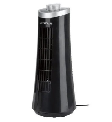 SILVERCREST MINI TOWER Fan Black - New 2022 - 1 Day Delivery £29.95 ...