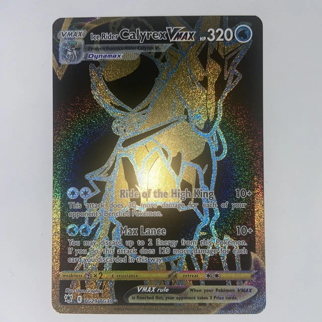 POKÉMON TCG ICE Rider Calyrex VMAX Sword & Shield - Astral Radiance ...