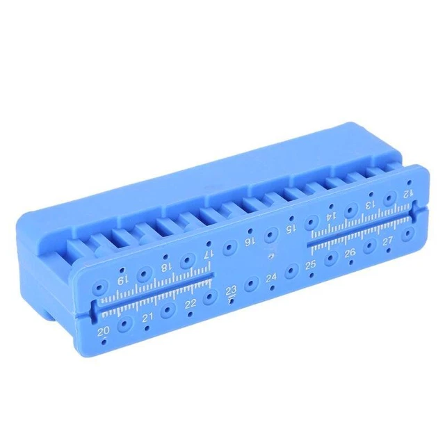 DENTAL MINI ENDO Measuring Autoclavable Endodontic Block Files ...