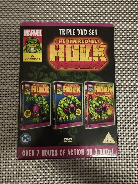 THE INCREDIBLE HULK - Marvel Triple Pack DVD SET £23.00 - PicClick UK