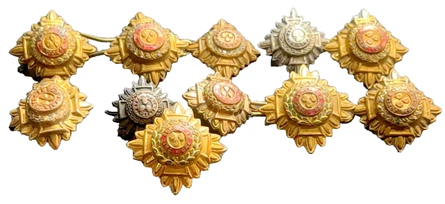 ORIGINAL OFFICERS MILITARY Rank Pips Authentic Insignia x 11 £29.99 ...
