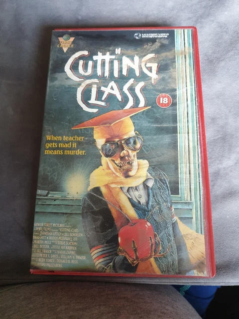 *RARE* CUTTING CLASS Ex Rental VHS video big box 80s Horror film ...