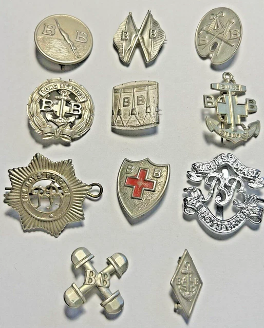 BOYS BRIGADE VERY Rare set of 11 Different Pin Badges £19.95 - PicClick UK