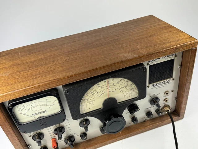RYCOM MODEL 2174 Frequency Selective Voltmeter Messgerät Rarität Funk ...