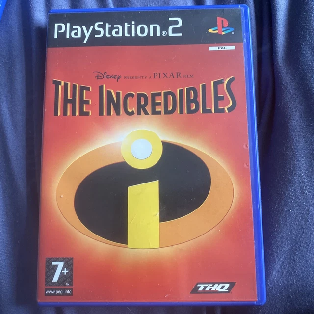 THE INCREDIBLES PS2 Game Disney Pixar Animated Movie Video Game ...