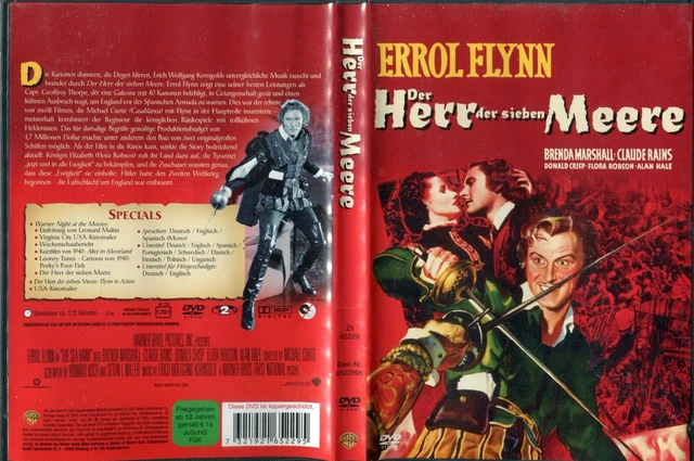 DER HERR DER sieben Meere (DVD) Errol Flynn EUR 9,90 - PicClick DE