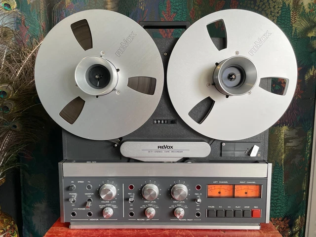 REVOX B77 3 Motor 2 Speed Stereo Reel to Reel Tape Recorder 4 Pistes ...