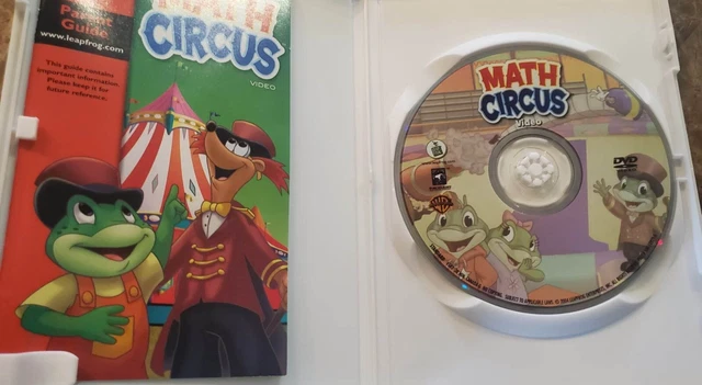 *DVD MOVIE LEAP Frog Math Circus Video - Learn Beginning Math! $5.39 ...
