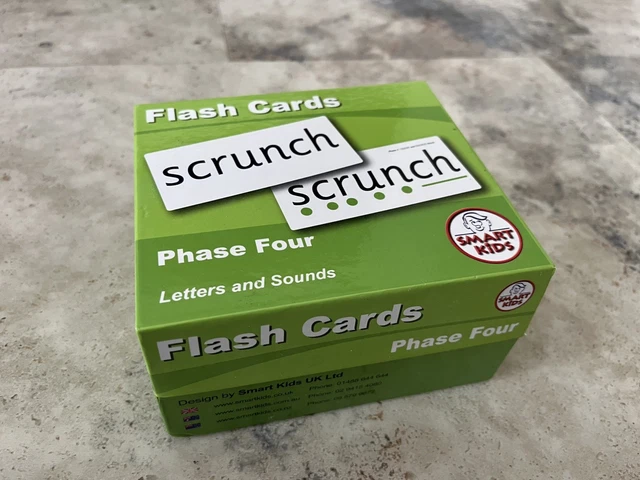 PHONICS LETTERS AND Sounds Phase 4 Flashcards £10.79 - PicClick UK