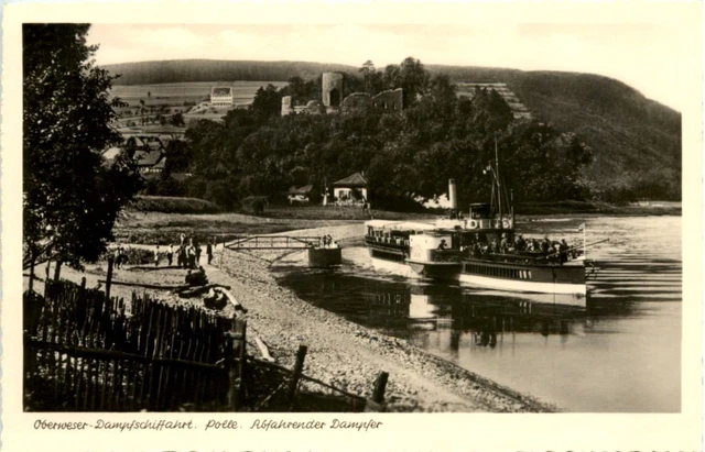 OBERWESER-DAMPFSCHIFFAHRT, POLLE ABFAHRENDER Damfper -534380 EUR 9,50 ...