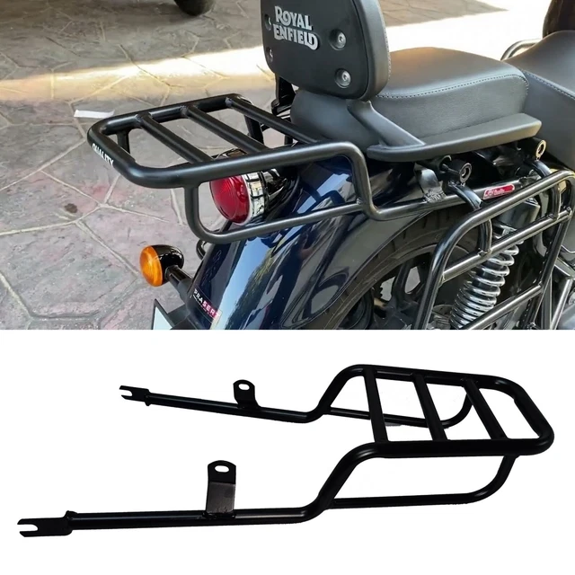 FIT FOR ROYAL Enfield Meteor 350 Rear Luggage Rack Luggage Carrier $107 ...