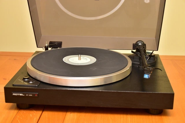 ROTEL RP-855 CLASSIC stereo turntable with AT-110E Dual Magnet ...