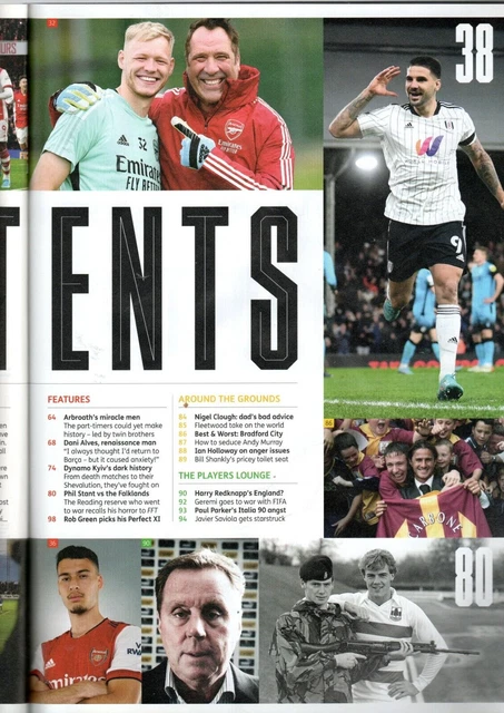 FOURFOURTWO MAGAZINE MAY 2022 Arsenal Nicky Butt Ally McCoist Roy ...