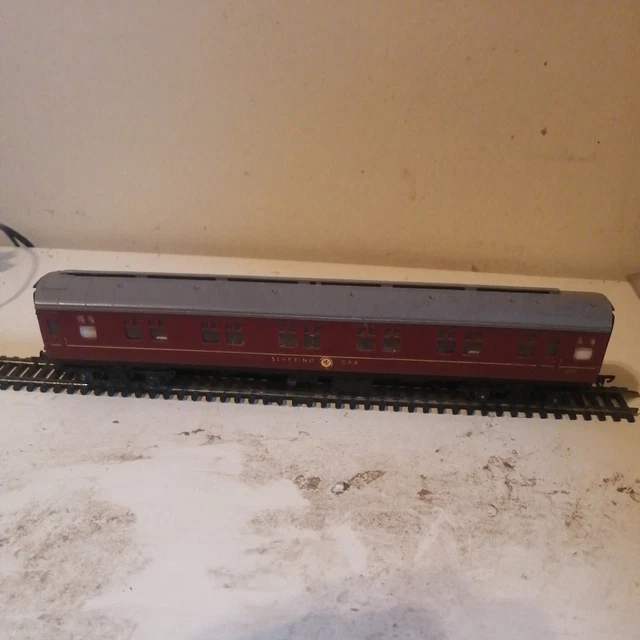 TRIANG LMS MAROON R423 MK 1 sleeping car 2510. 00 Guage £4.69 - PicClick UK