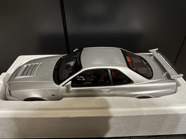 1/12 KYOSHO SAMURAI Nissan Skyline Gt-R R34 Z-Tune Nismo argent EUR 700 ...