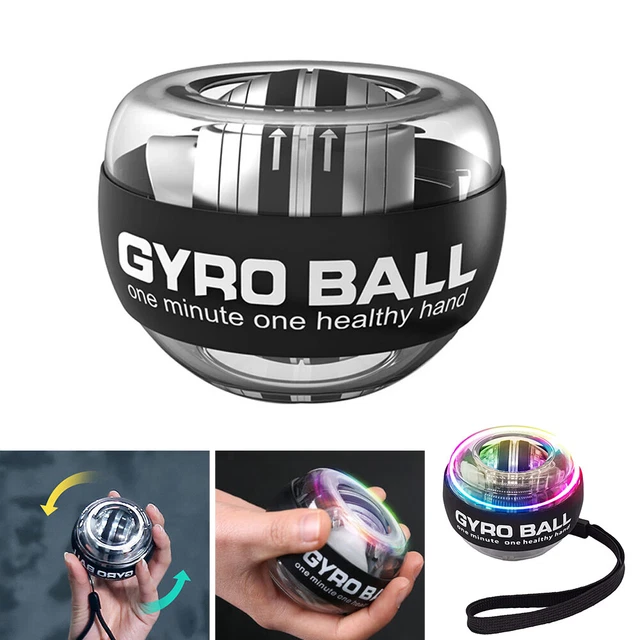 LED WRIST BALL Trainer Relax Gyroscope Ball Muscle Power Gyro Ball Arm ...