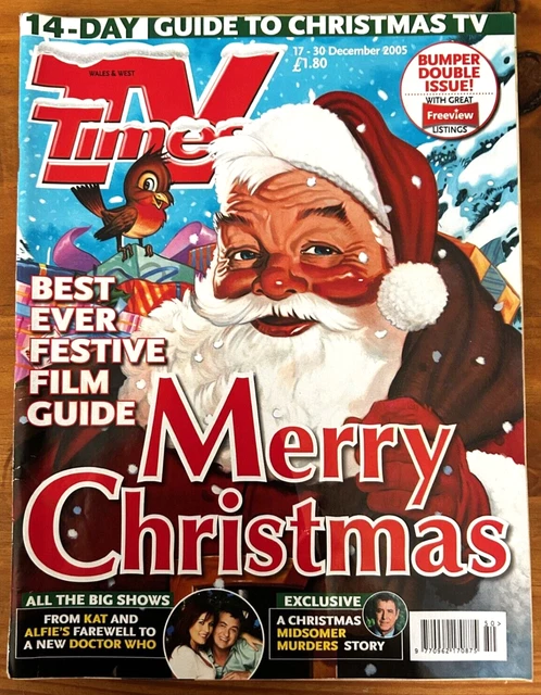 TV TIMES CHRISTMAS 17/12/2005 Doctor Who DAVID TENNANT Billie Piper ...