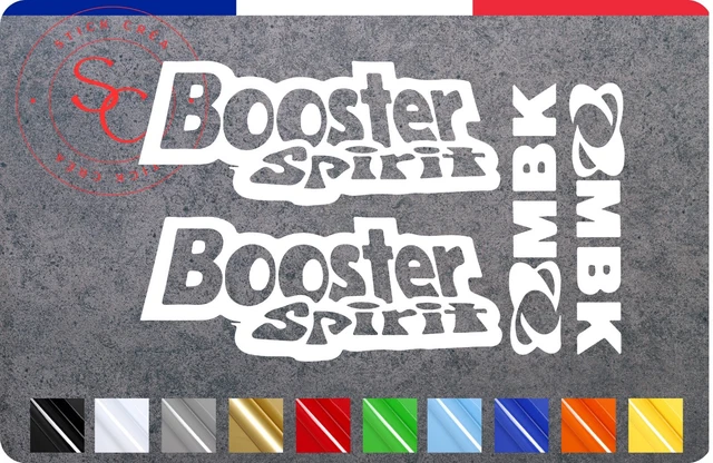 STICKERS AUTOCOLLANTS BOOSTER Spirit compatible pour MBK couleur au ...