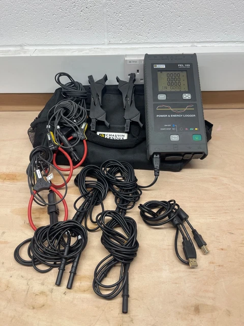 CHAUVIN ARNOUX - PEL103 - Power Energy Logger - 12 months cal £975.70 ...