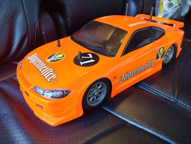 RC S15 SILVIA Body Chassis Set Custom Drift Car Shell Kit Polycarbonate ...